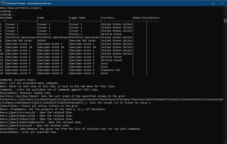 Client - Console Application - LemonEdge